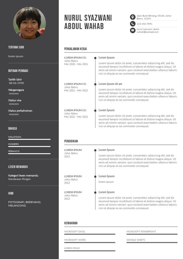 Resume Pemandu Profesional| Contoh, templat, tips & banyak lagi